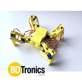 3d Printed 12 DOF Quadruped Spider Robot