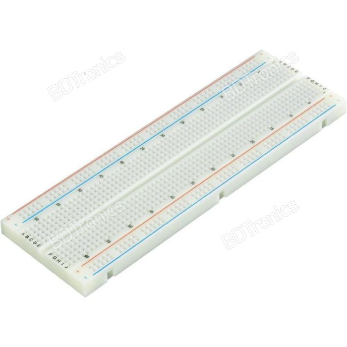 Standard Size Breadboard MB102 830 Points Solderless Prototype ...