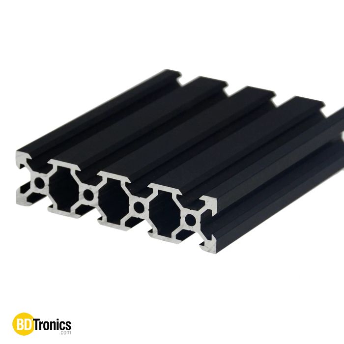 2080 V Slot Black Anodized Aluminum Extrusion Profile for 3D Printer ...