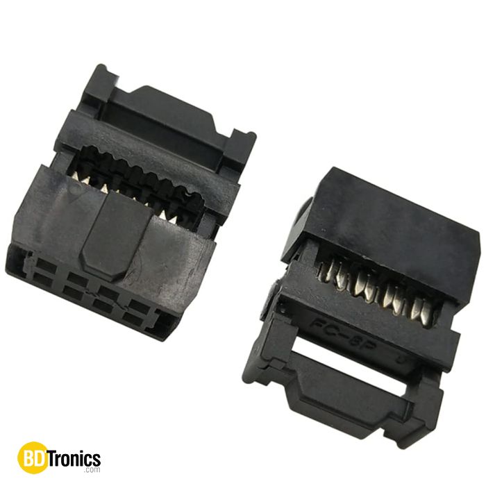 Fc 10p Female 2 54mm Pitch 10pin Idc Socket Connectors Isp Jtag Header
